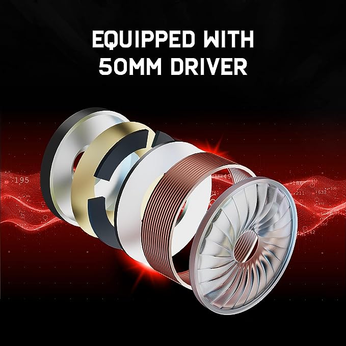 Redgear Cloak Wired RGB Wired Over Ear Gaming Headphones with Mic for ...